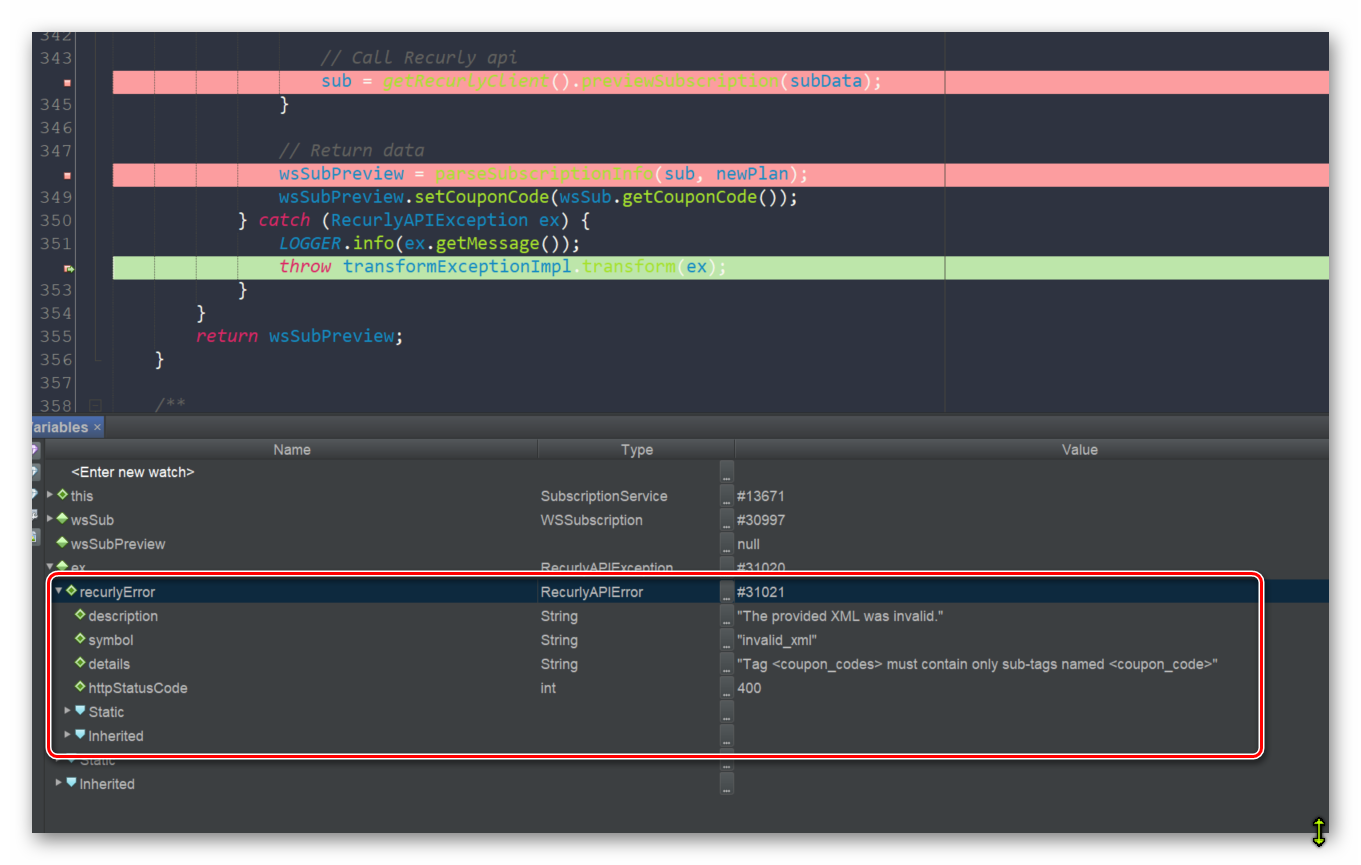 Malformed XML mapped when adding multiple coupon codes · Issue #349 · killbilling/recurly-java ...